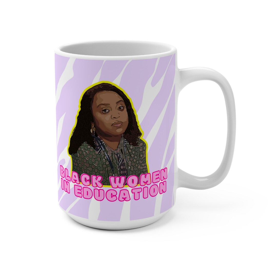 Black Women in Education Mug | Zebra Print Mug | Janine Abbott ...