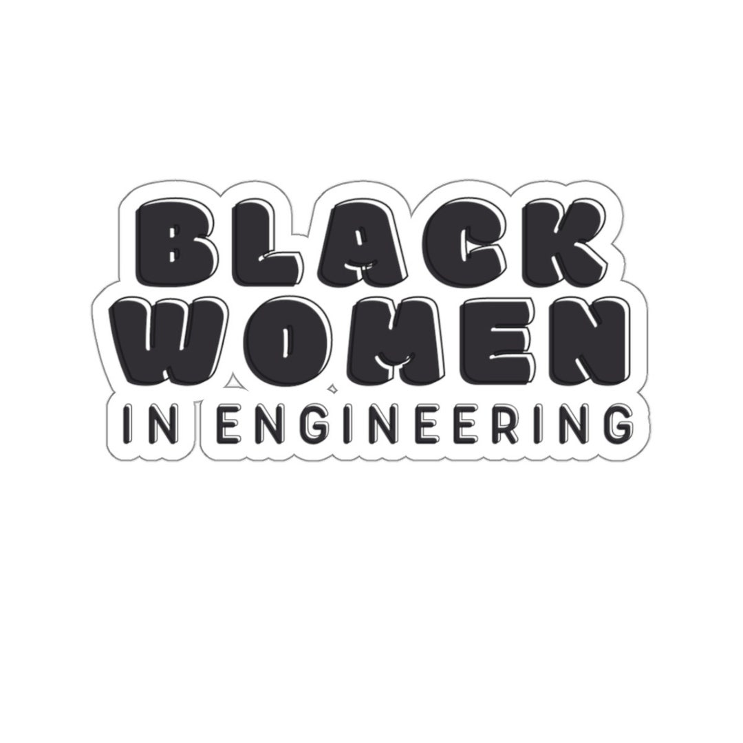 Black Women in Engineering Sticker - Etsy