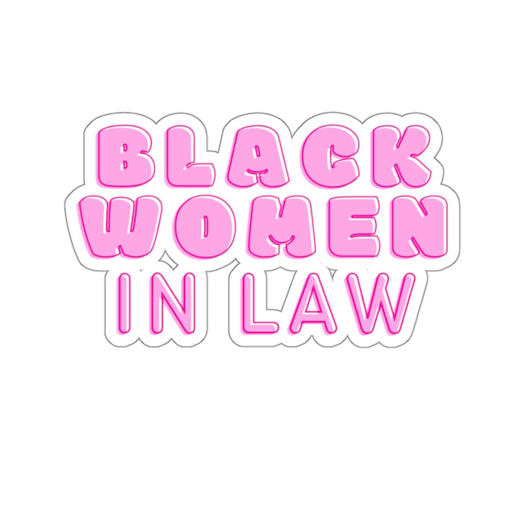 Black Women in Law Stickers | Black Lawyers Stickers | Women in Law ...