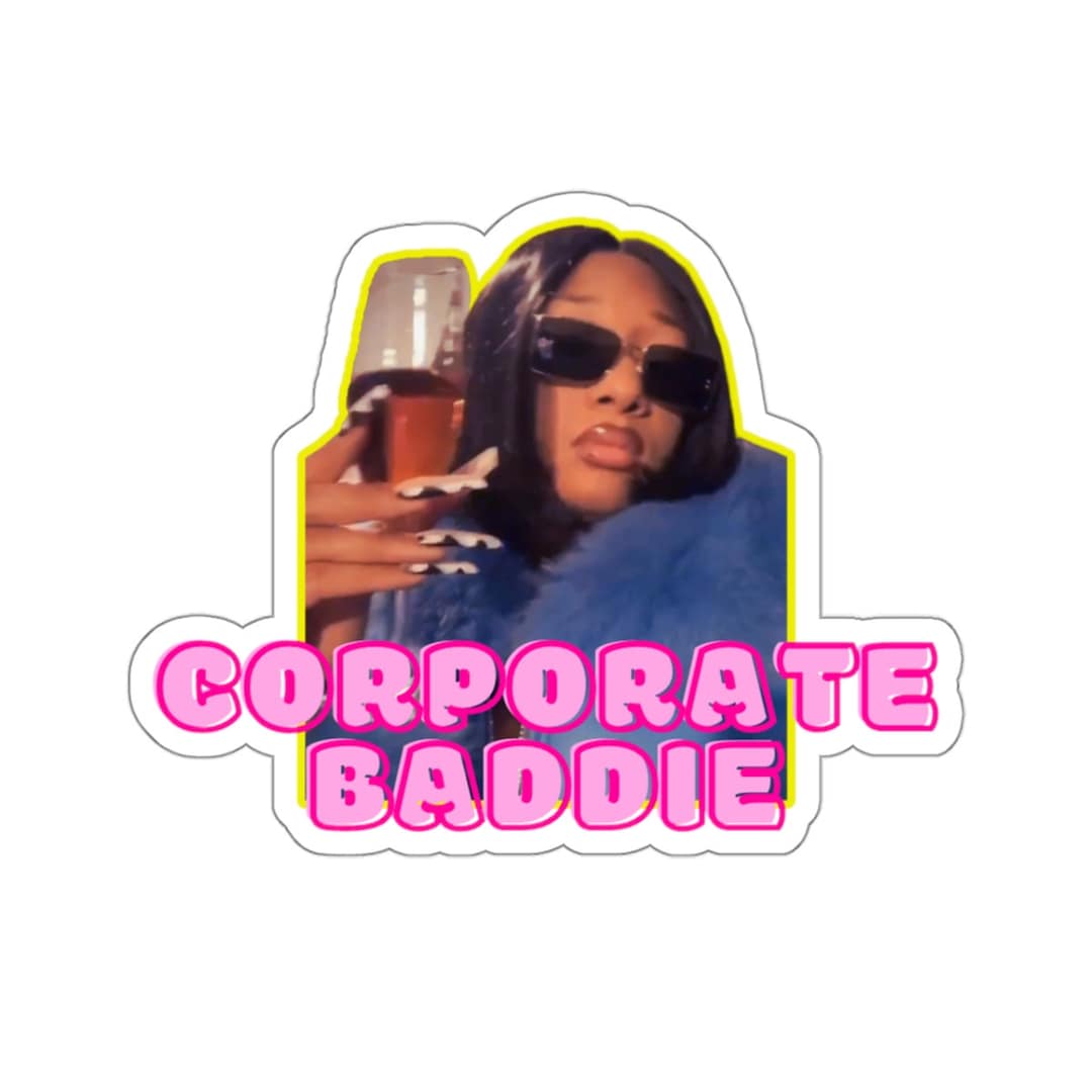 Corporate Baddie Sticker Megan Thee Stallion Funny Meme - Etsy