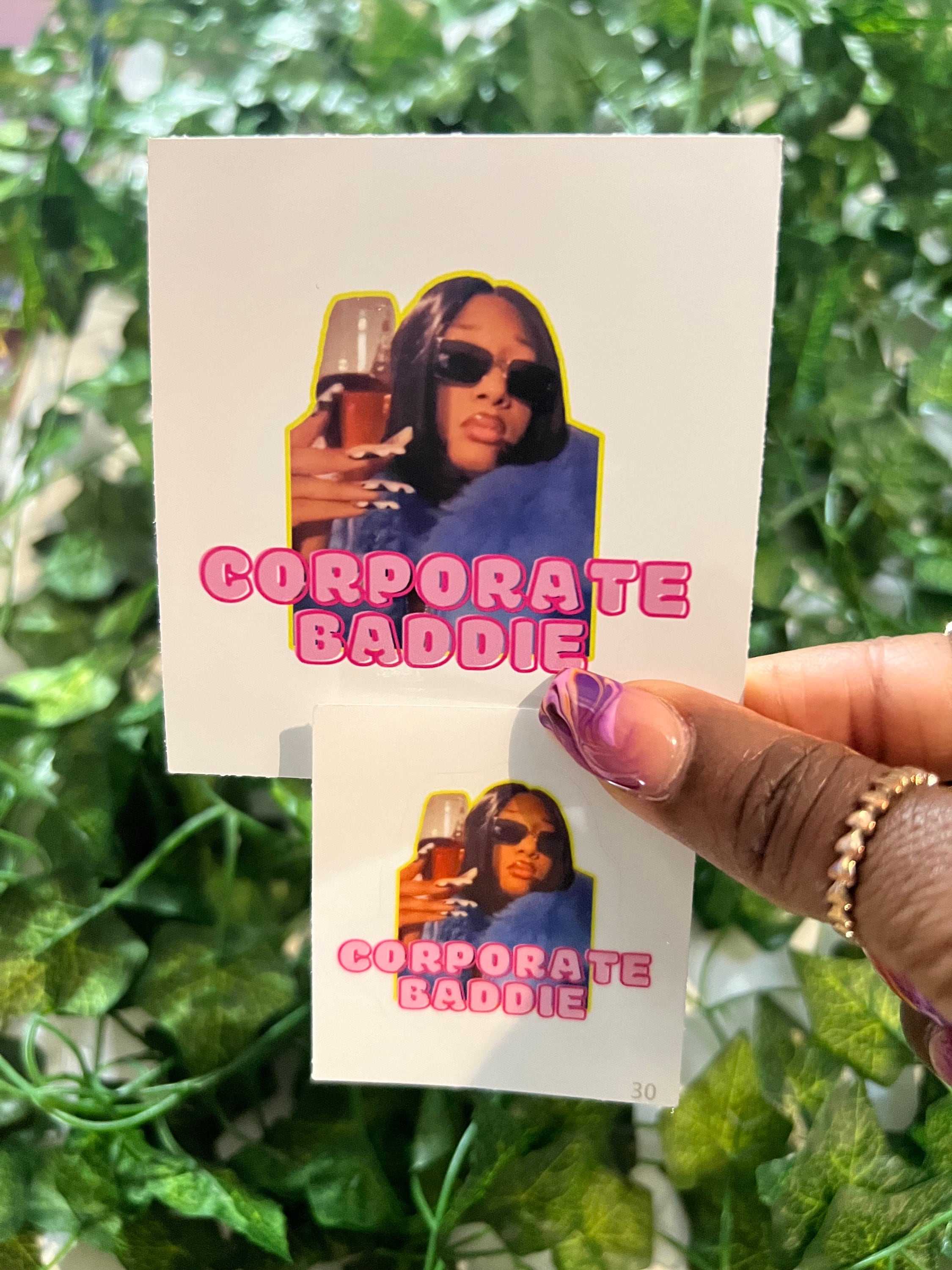 Corporate Baddie Sticker | Megan Thee Stallion | Funny Meme Sticker - Etsy