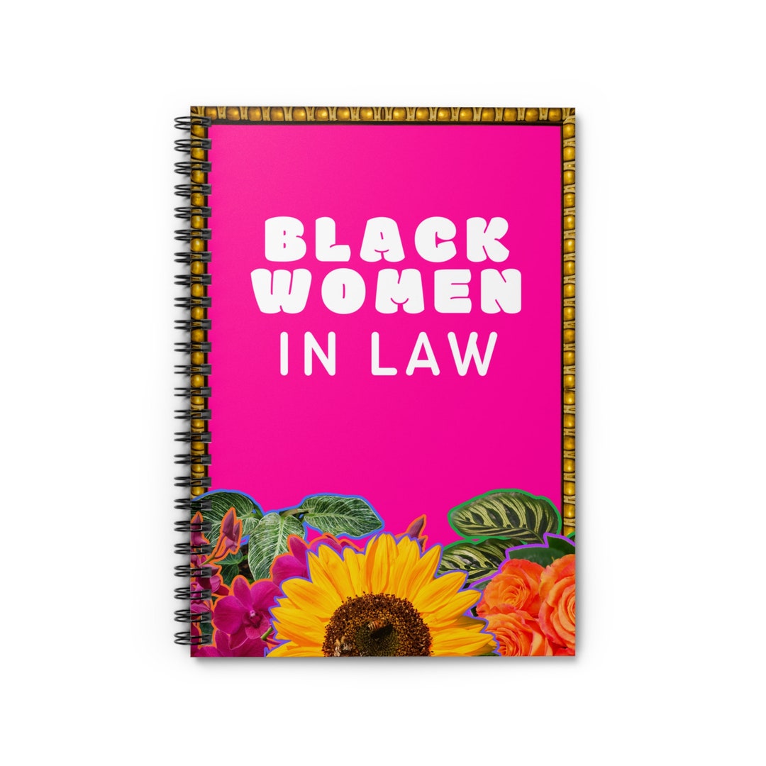 Black Women in Law Spiral Notebook Black Lawyers Pink - Etsy