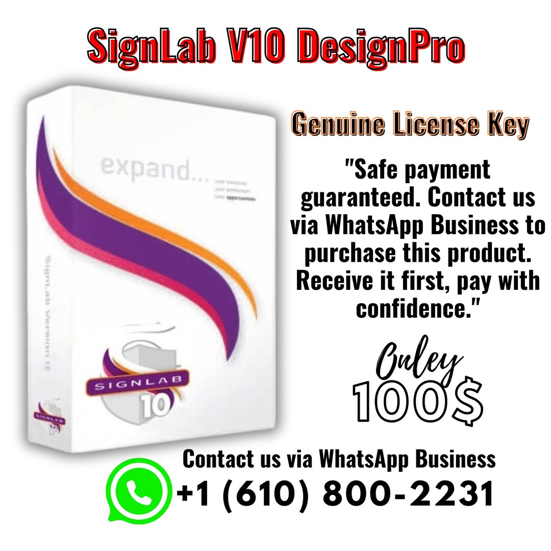 Signlab V10 Designpro - Etsy