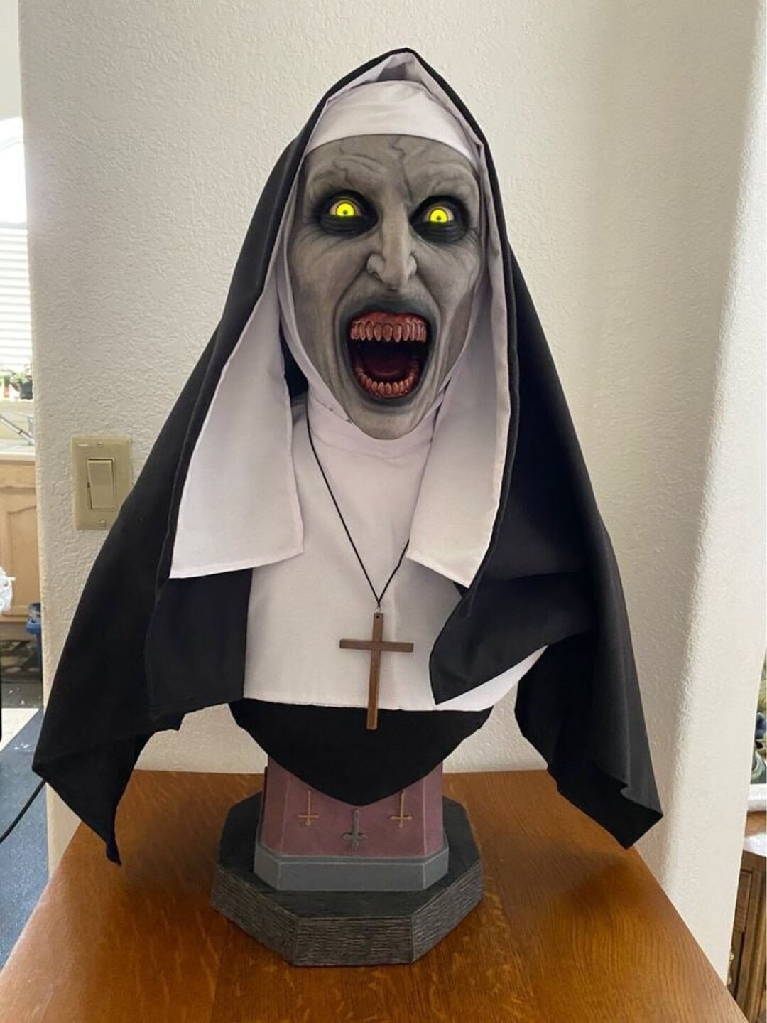 VALAK THE NUN 1.1 Life Size Bust - Etsy