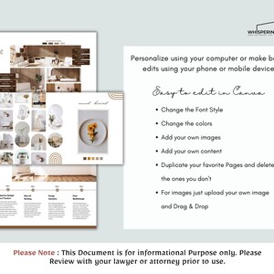 Interior Design Mood Board Template - Fully Editable - Canva Template ...