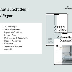 Interior Design Offboarding Documents Template - Fully Editable - Canva ...