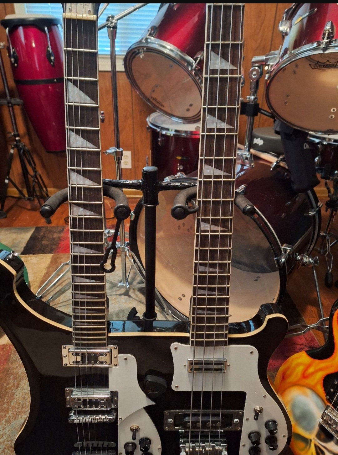 Double Neck Guitar Stand - Etsy