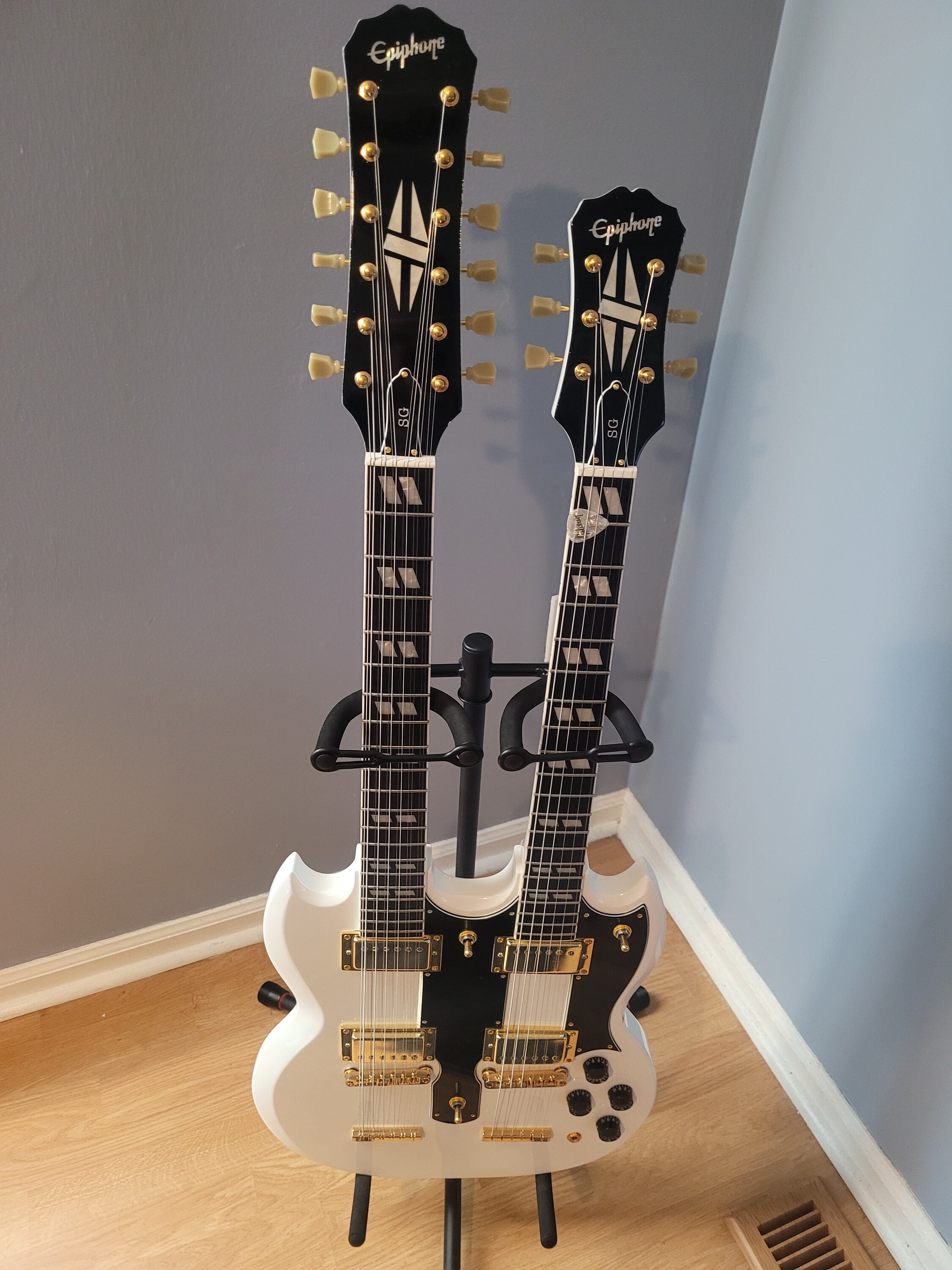Double Neck Guitar Stand - Etsy