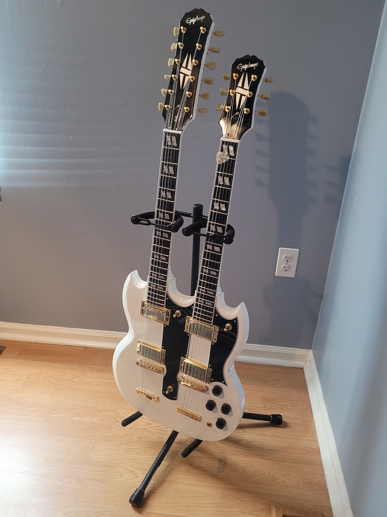 Double Neck Guitar Stand - Etsy
