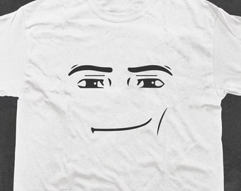 Roblox Man Face T-shirt - Etsy