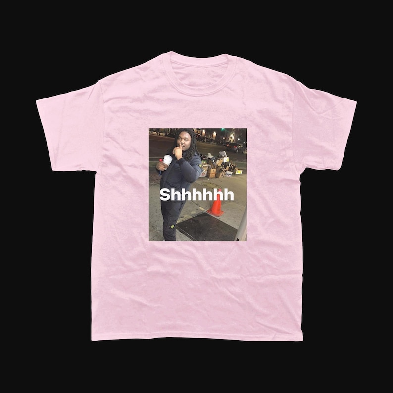 LUCKI "shhhhhh" T-shirt, Lucki Merch, Meme Shirt, Rapper Shirt - Etsy