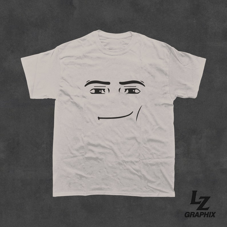 Roblox Man Face T-shirt, Meme Shirt - Etsy