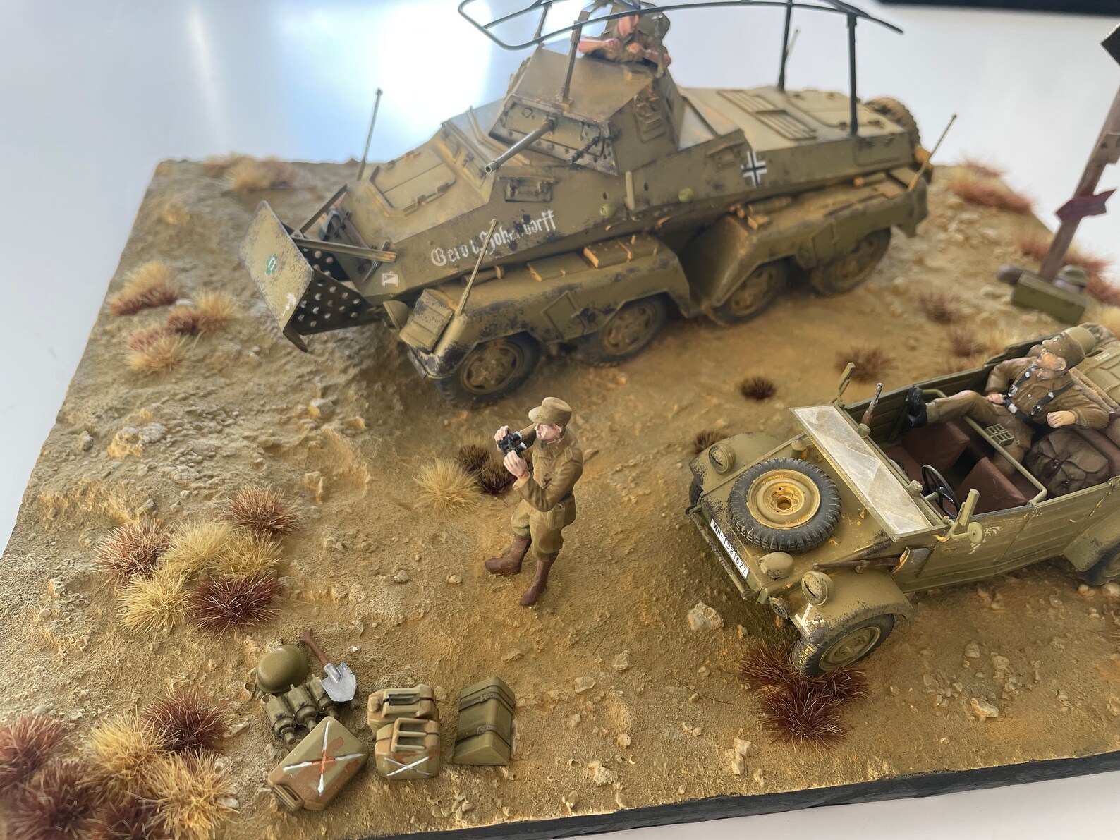 German Africa Corp - Forward Recon Unit Near Tobruk, North Africa 1942 ...