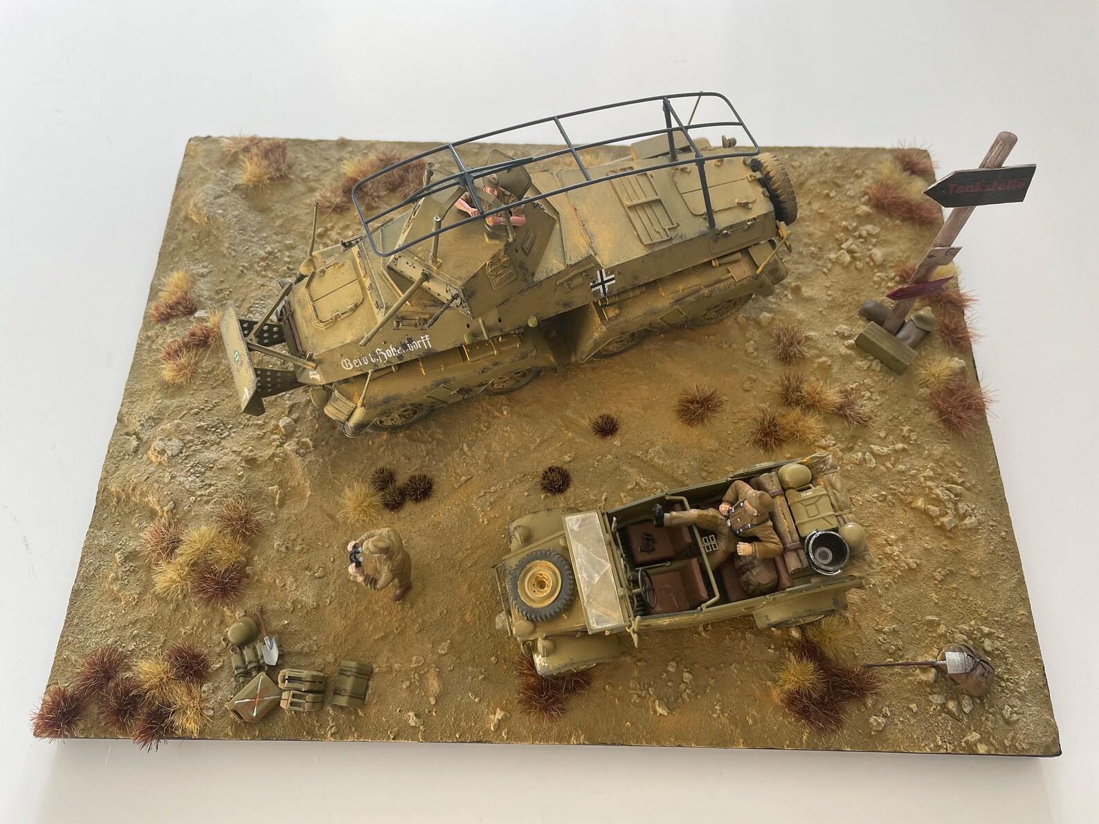 German Africa Corp - Forward Recon Unit Near Tobruk, North Africa 1942 ...