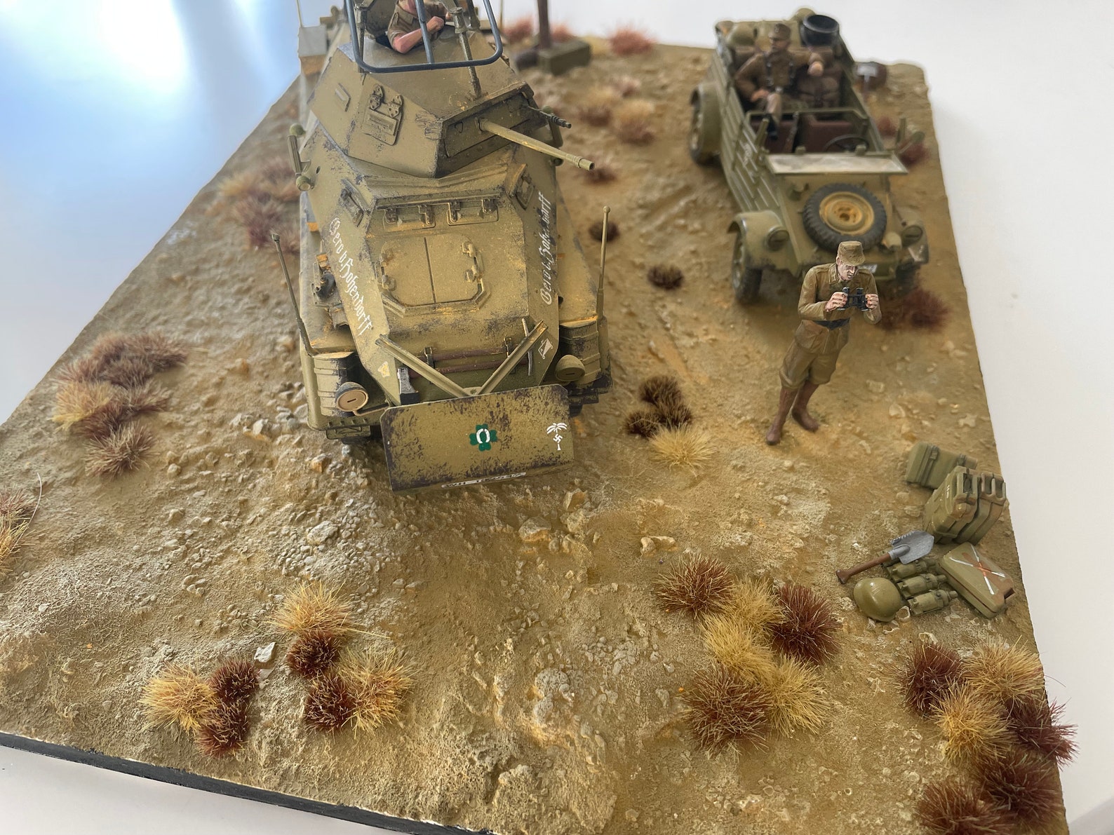 German Africa Corp - Forward Recon Unit Near Tobruk, North Africa 1942 ...