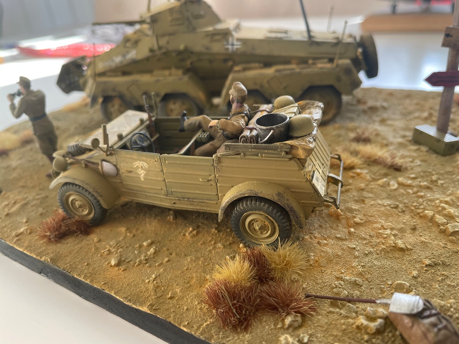 German Africa Corp - Forward Recon Unit Near Tobruk, North Africa 1942 ...