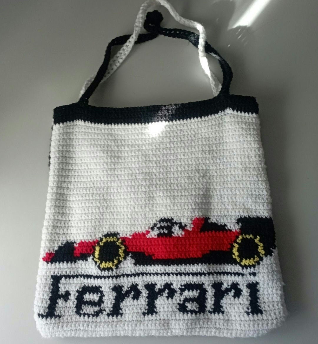 Ferrari F1 Crochet Pattern - Etsy