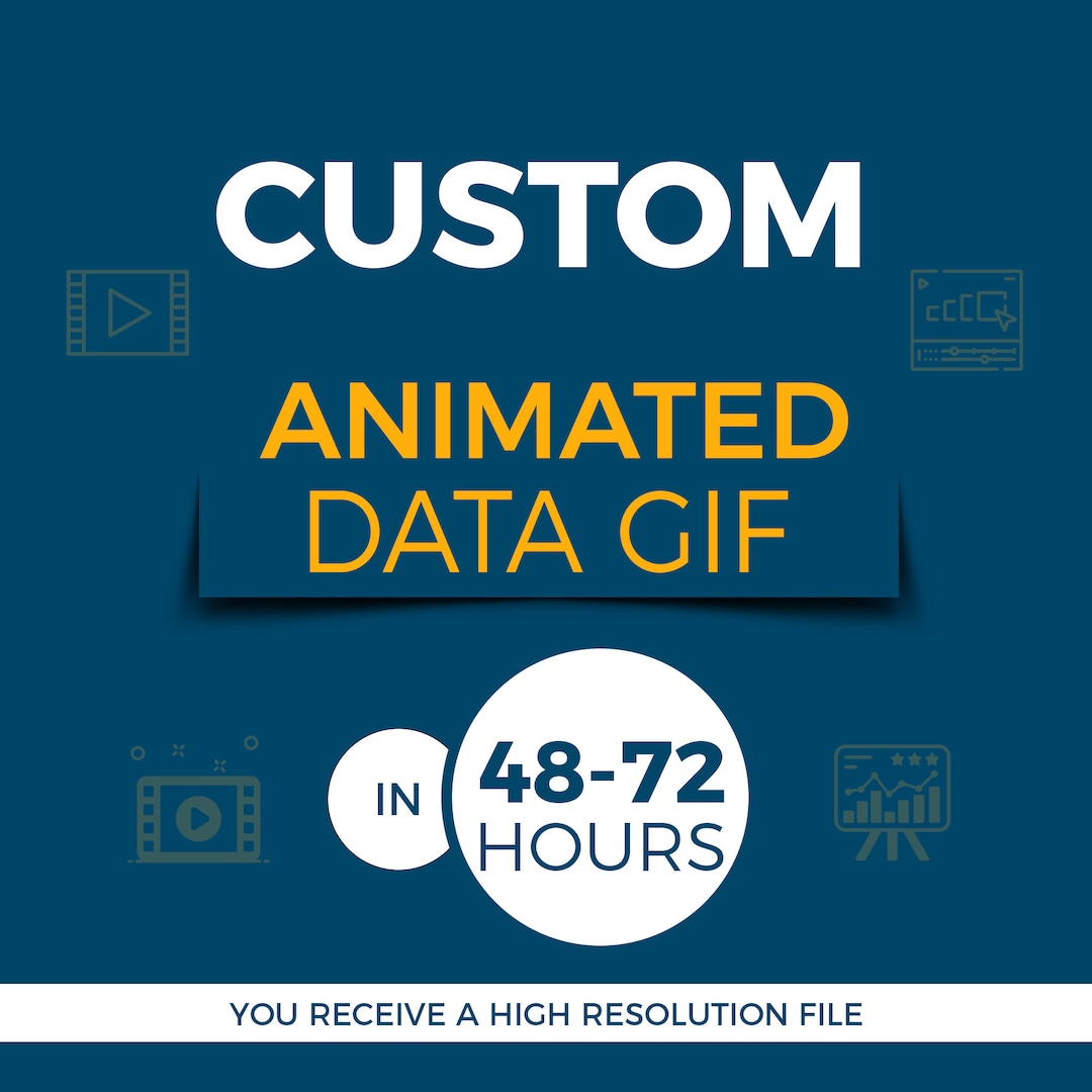 Custom Animated Data GIF Animated Graphs for Dynamic - Etsy Australia