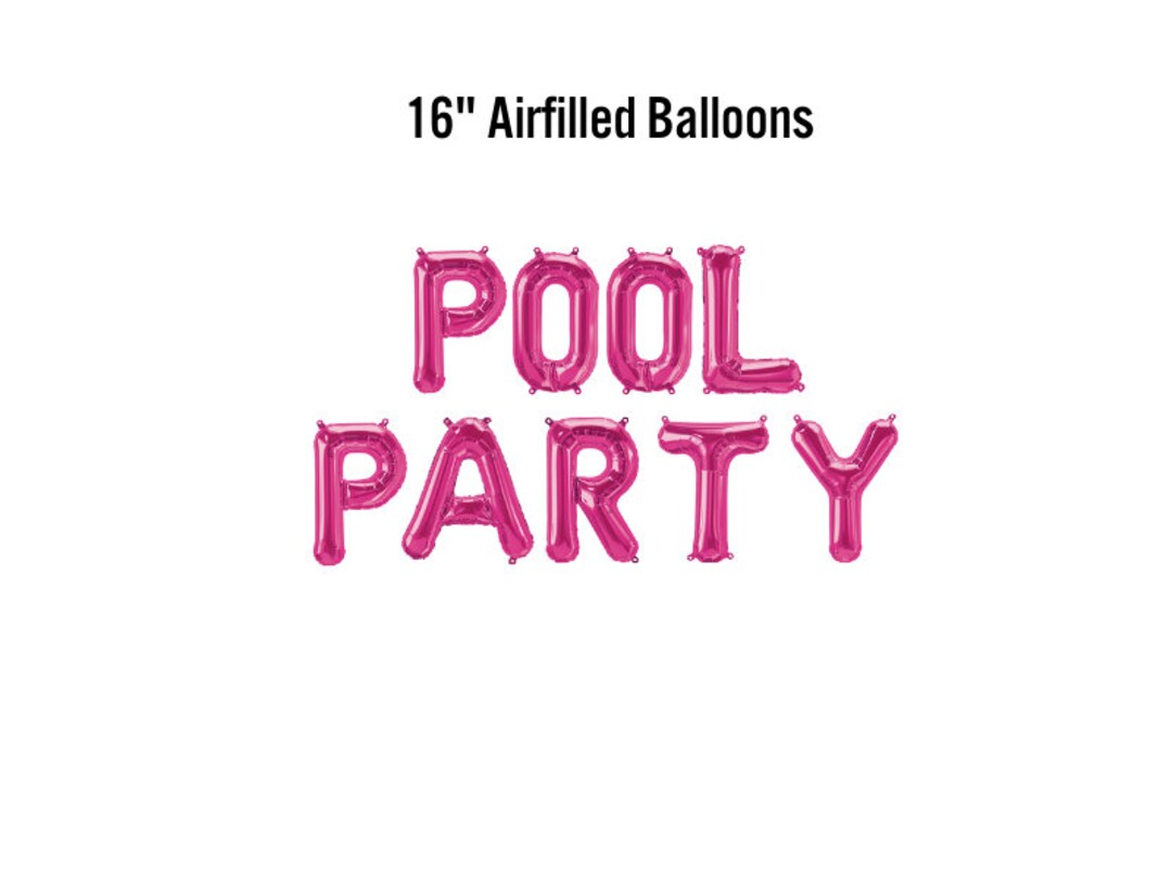 Pool Party Balloon Sign, Bridal Shower Decorations, Bachelorette Party ...