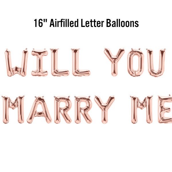 Marry Me Balloons - Etsy