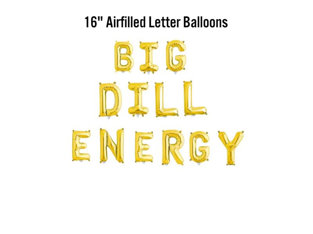 Big Dill Energy Balloon Banner, Pickleball Birthday Party Decor, Dinks ...