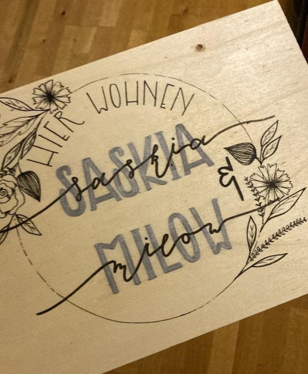 Handwritten Wooden Sign - Etsy