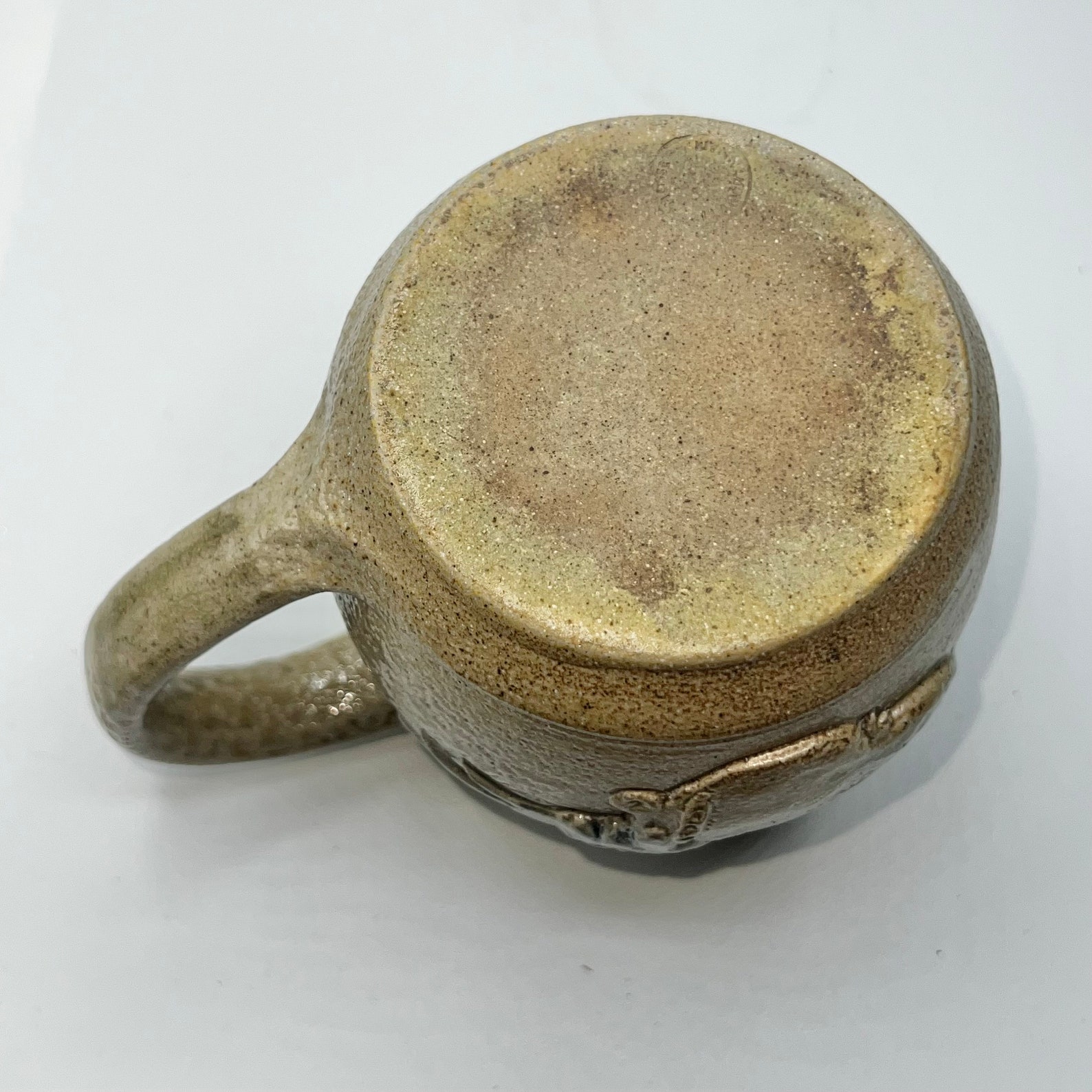 M & J MOSSE Llanbrynmair Stoneware Studio Pottery Mug, Rooster Chicken ...