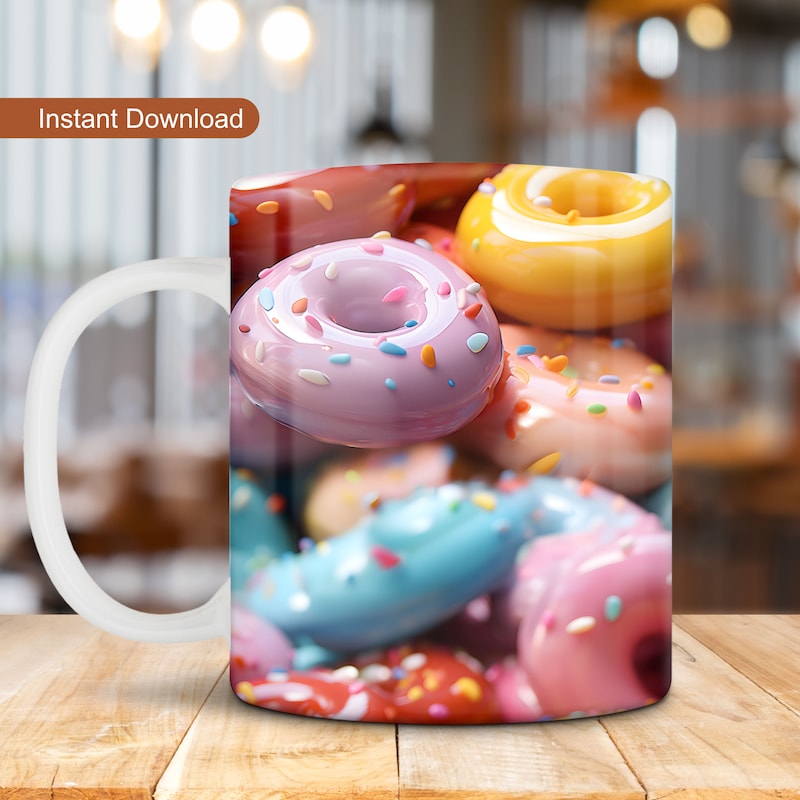 Donut Mug - Etsy