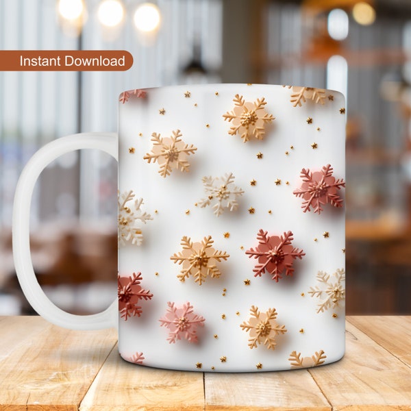 Snowflake Mug - Etsy