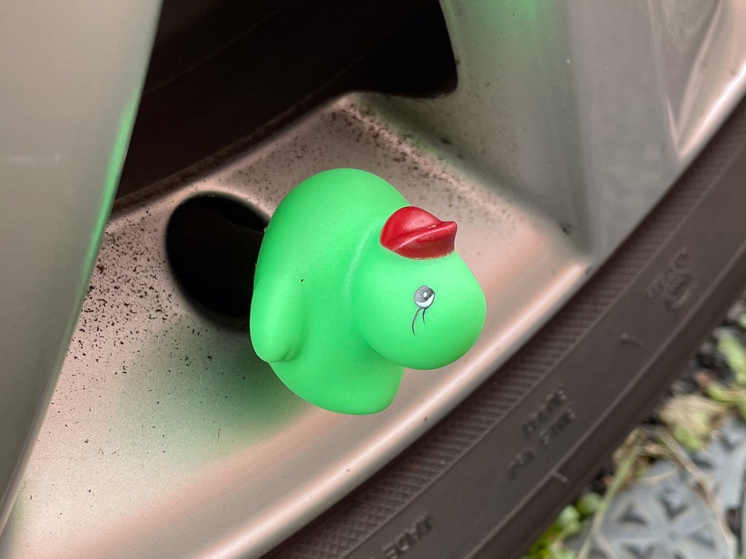 Rubber Duck Tyre Dust Caps green - Etsy