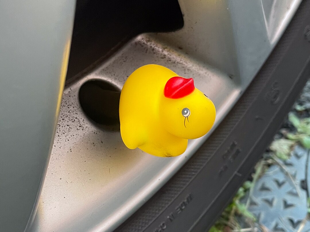 Rubber Duck Tyre Dust Caps yellow - Etsy UK