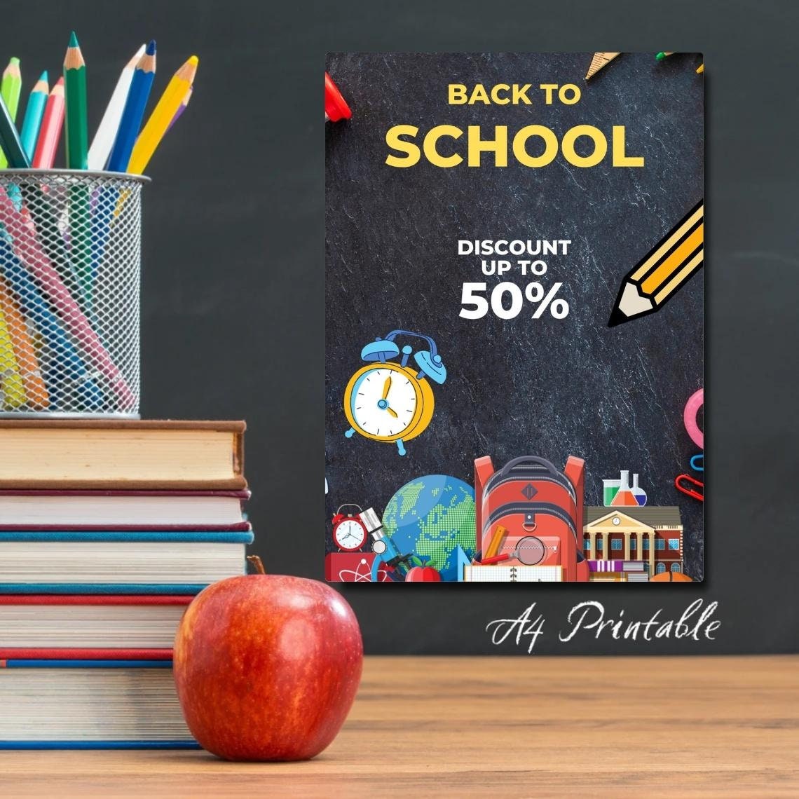 Editable Back to School Party Invitation for Canva Printable Back to ...