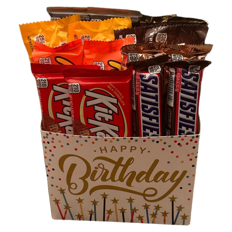 Happy Birthday Chocolate Box - Etsy