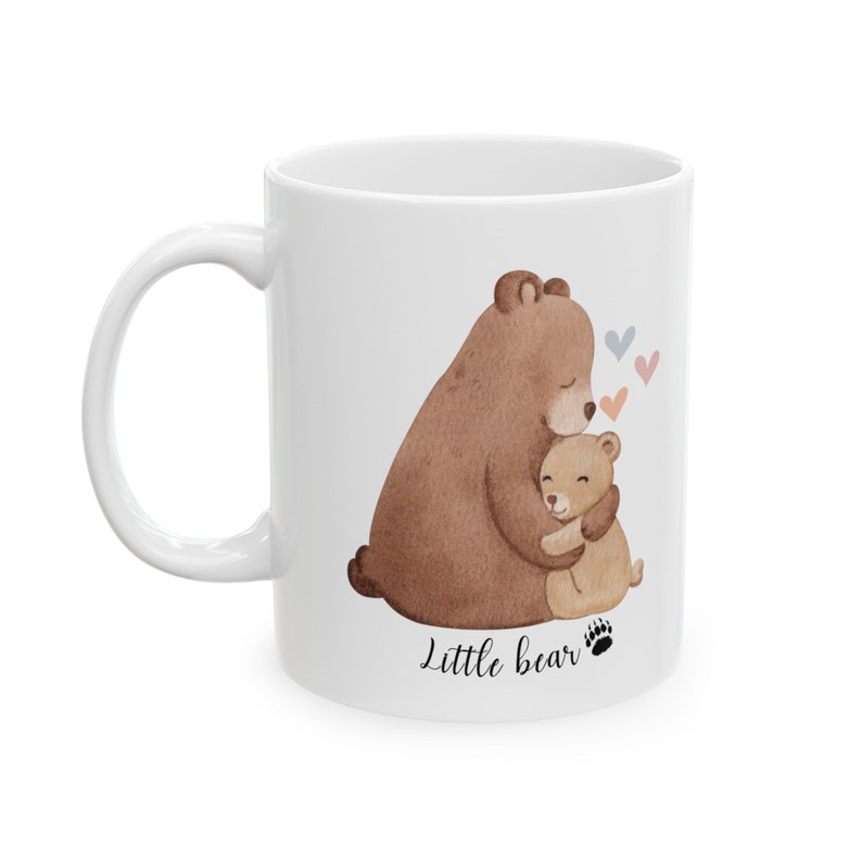 Mama Bear and Cub Ceramic Mug, Mother's Day Gift, 11oz - Etsy