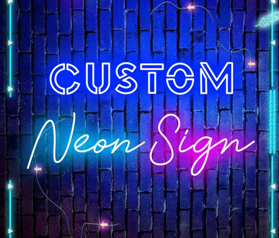 Custom led neon signs store
