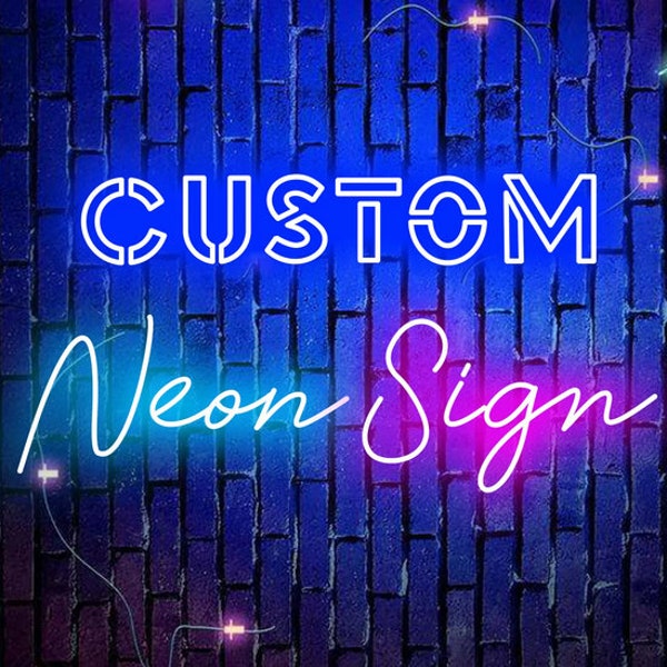 Custom Neon Sign - Etsy