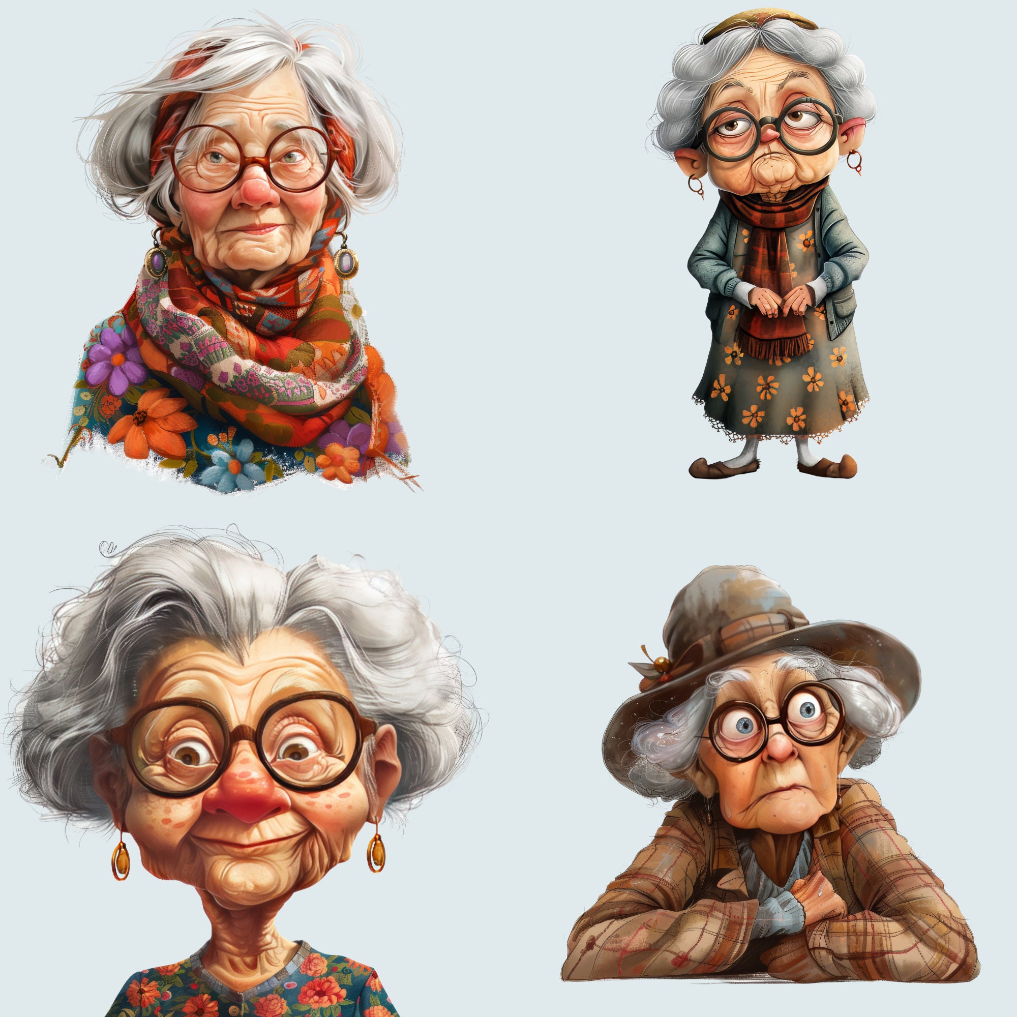 Funny Old Ladies, Grumpy Old Woman, Grandmother, Grandma, Elderly ...