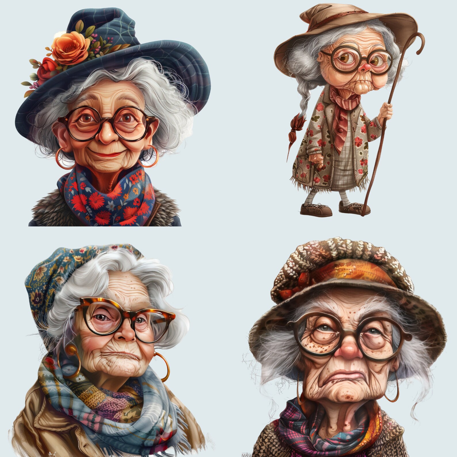 Funny Old Ladies, Grumpy Old Woman, Grandmother, Grandma, Elderly ...