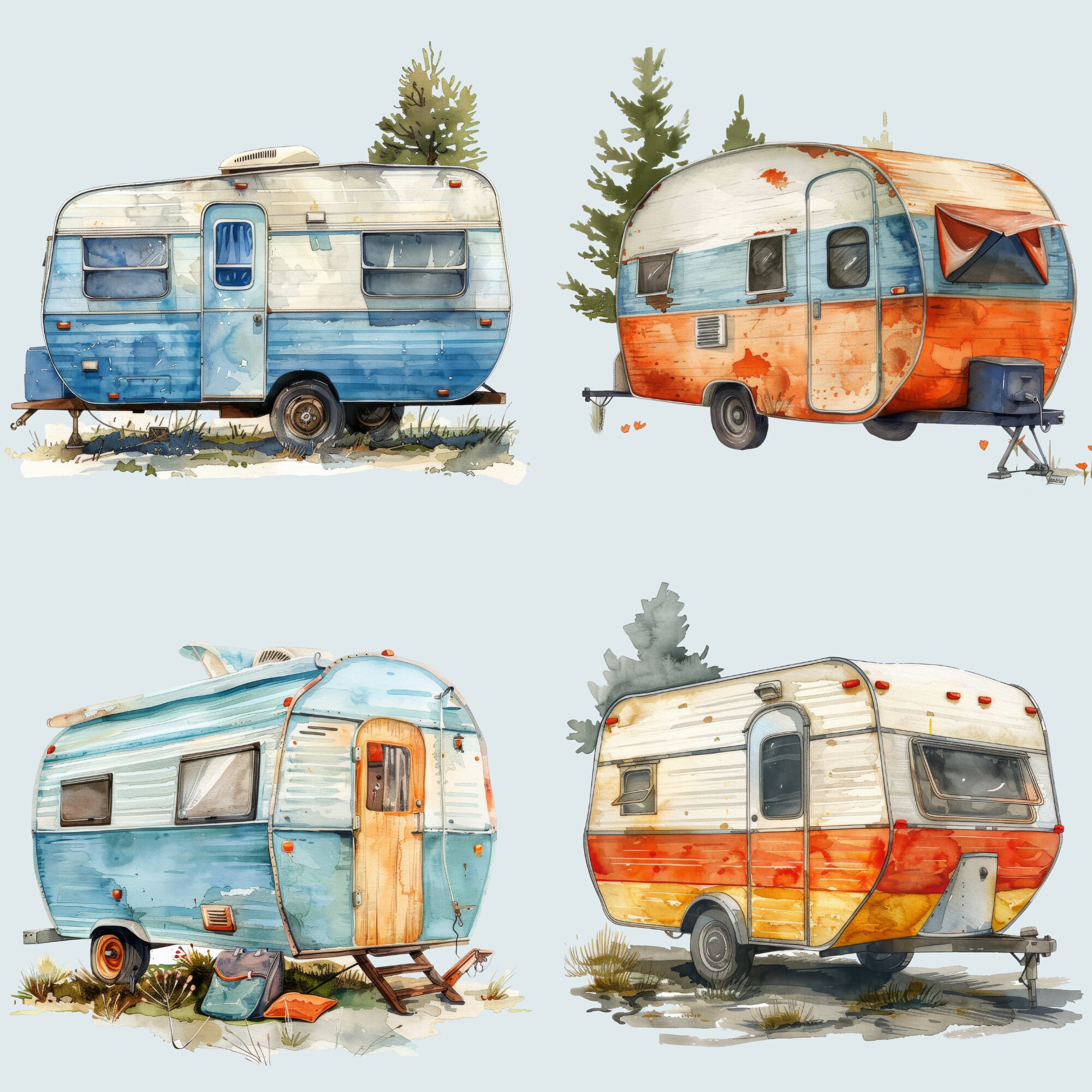 Retro Campers, Vintage Trailers, Camping, Outdoors, Nature, Wanderlust ...