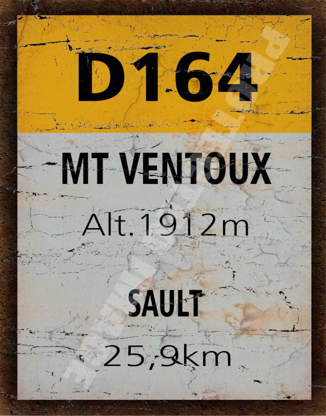 Mt Ventoux Sault, Tour ,de France , Cycling Gift , Vintage Retro Style ...