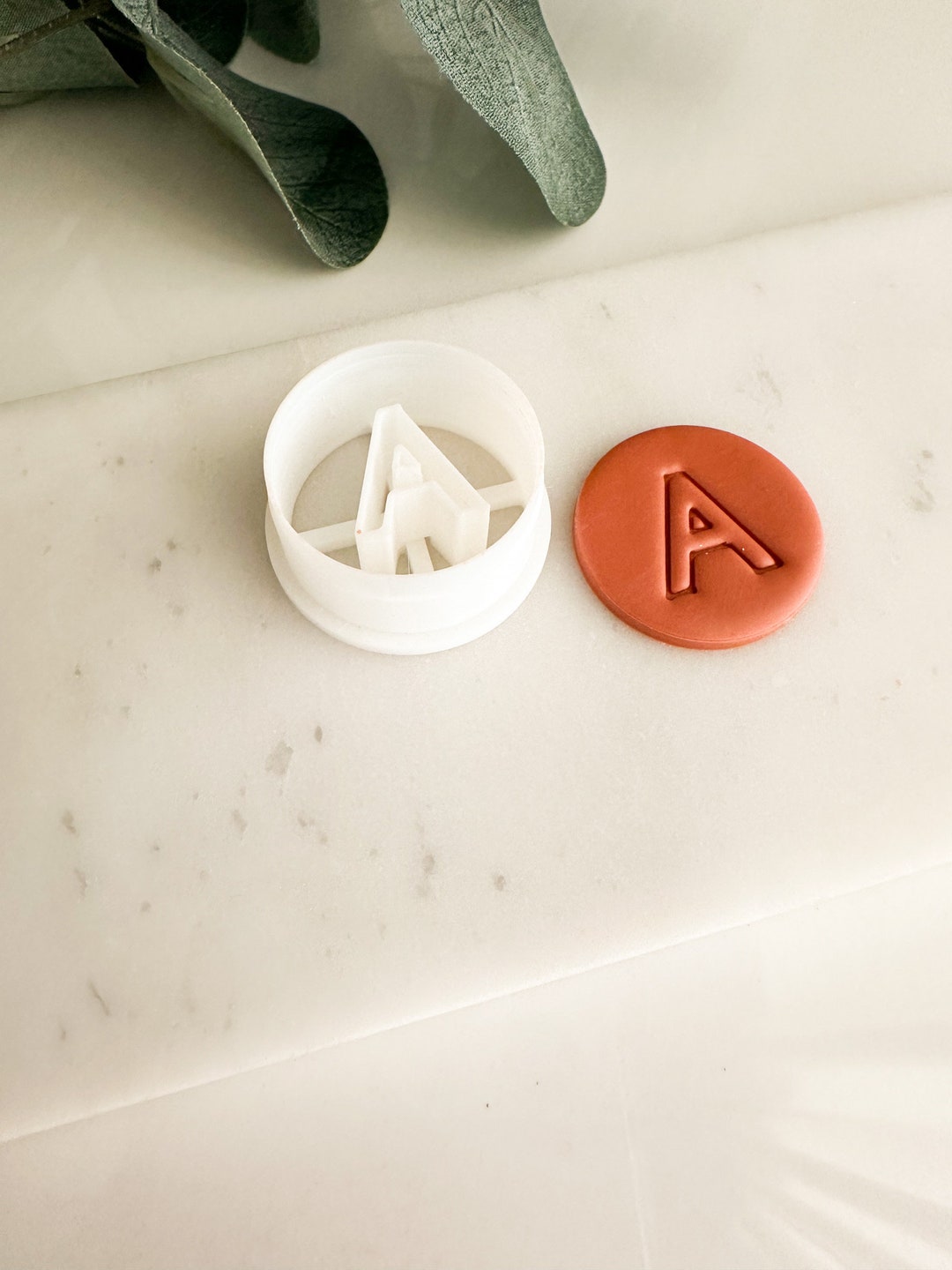 Alphabet Clay Letter Stamp Cutters, Letter Stamps, Clay Earring Stamp ...