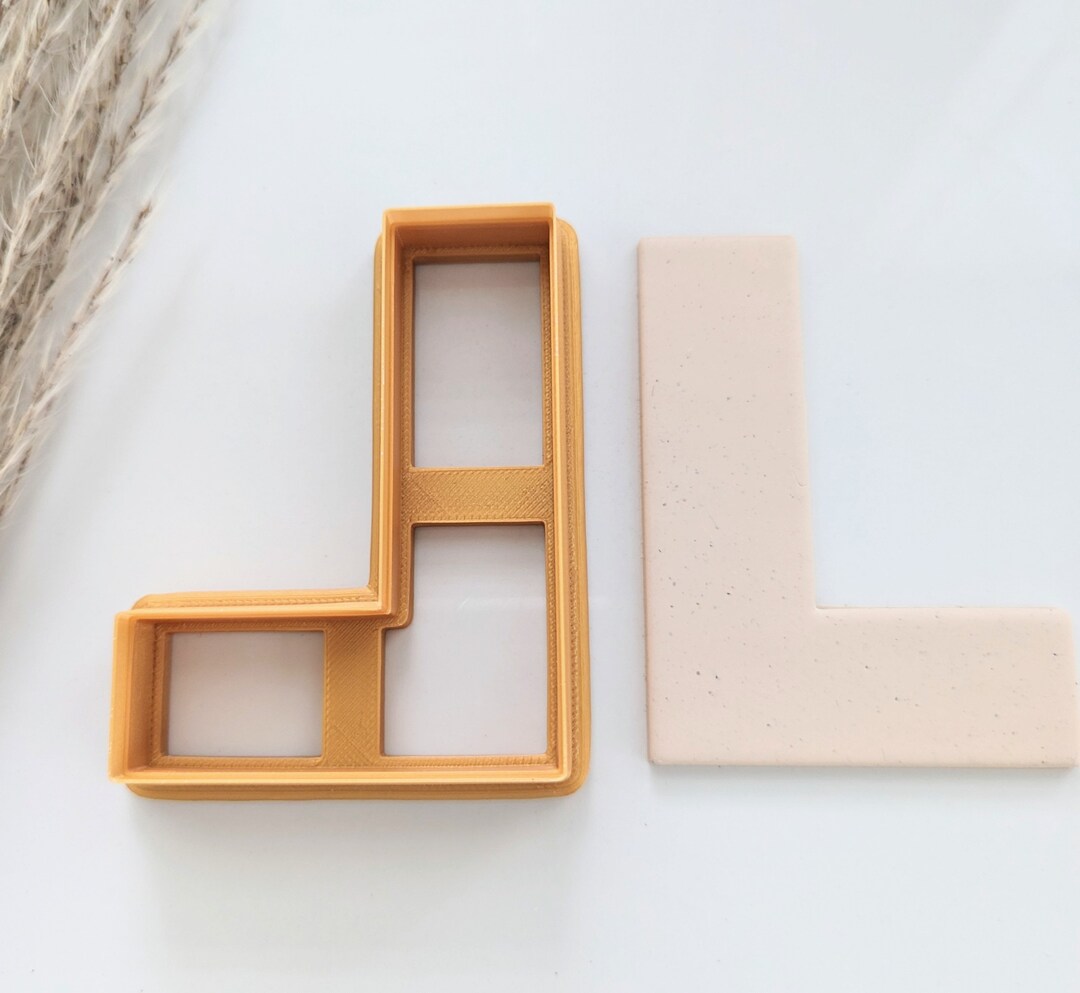 Alphabet Letter L Cookie Cutter, Letter L Large Clay Cutter, Polymer ...