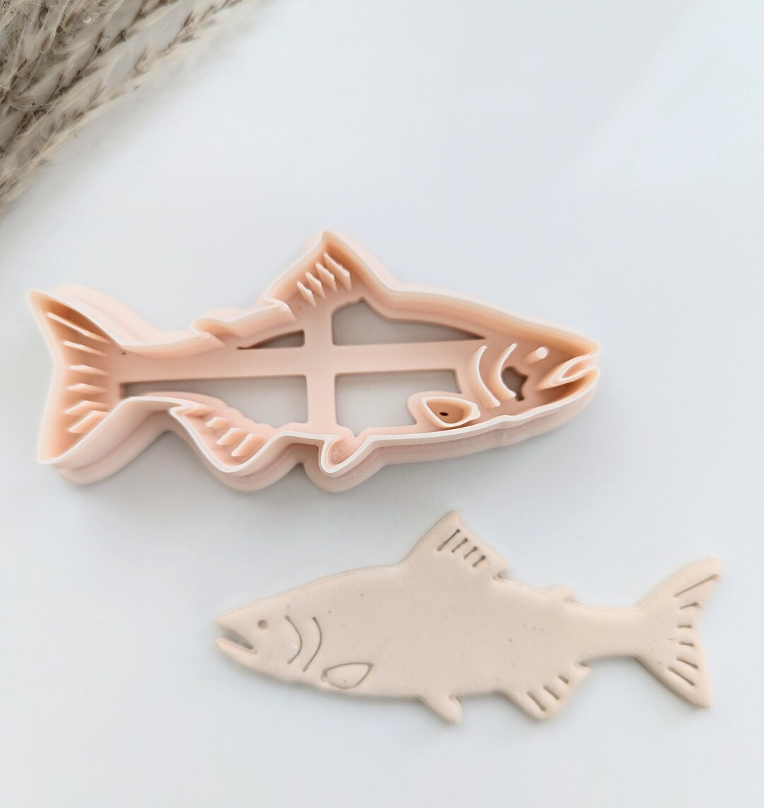 Trout Imprint Cutter, Fish Cookie Cutter, Trout Clay Cutter, Polymer ...