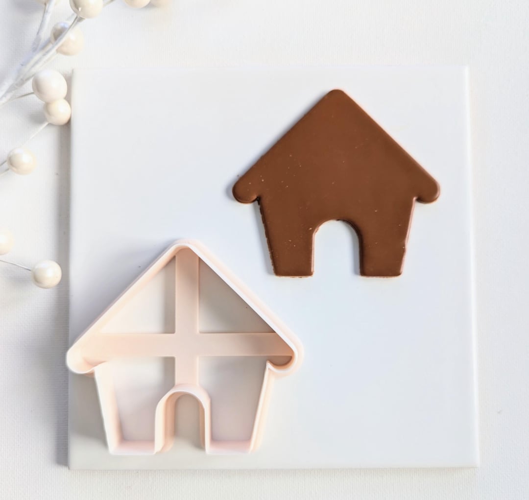 Gingerbread House Cookie Cutterr, Christmas Large Clay Cutter, Holiday ...