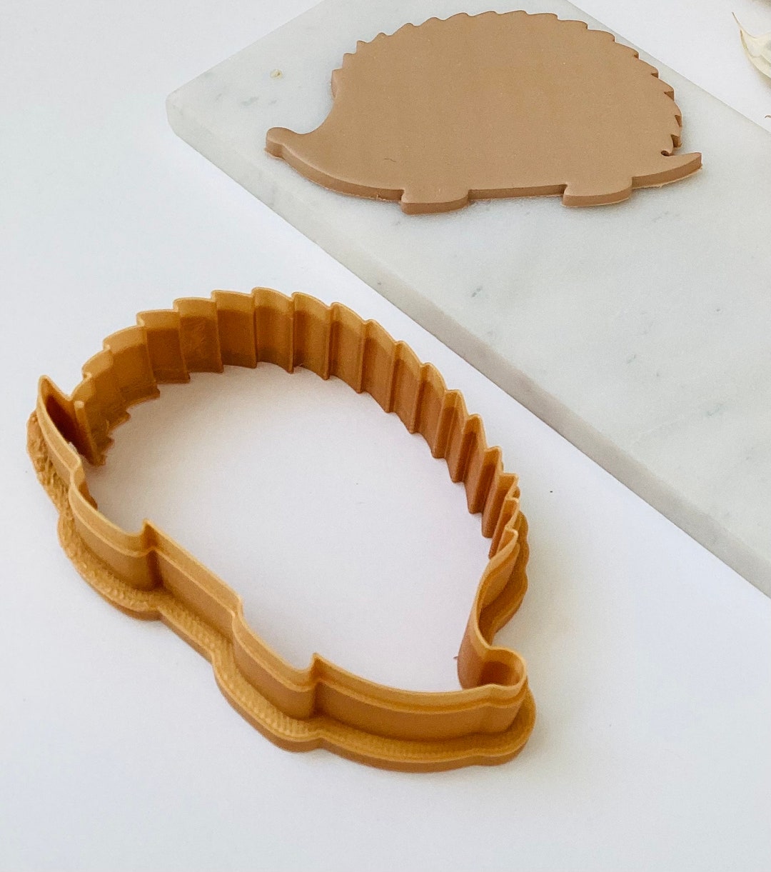 Hedgehog Cookie Cutter, Woodland Cookie Cutter, Large Clay Cutter ...