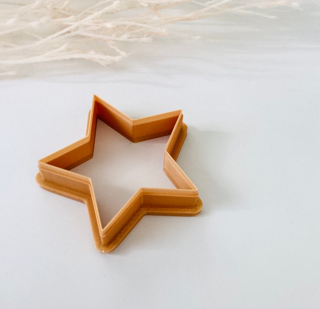 Star Cookie Cutter, Christmas Cookie Cutter, Large Clay Cutter, Holiday ...