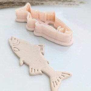 Trout Imprint Cutter, Fish Cookie Cutter, Trout Clay Cutter, Polymer ...