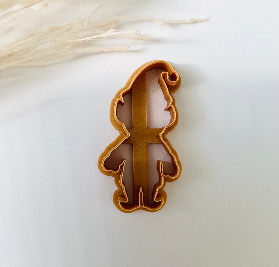 Elf Cookie Cutter Holiday Cookie Cutter Large Clay Cutter - Etsy