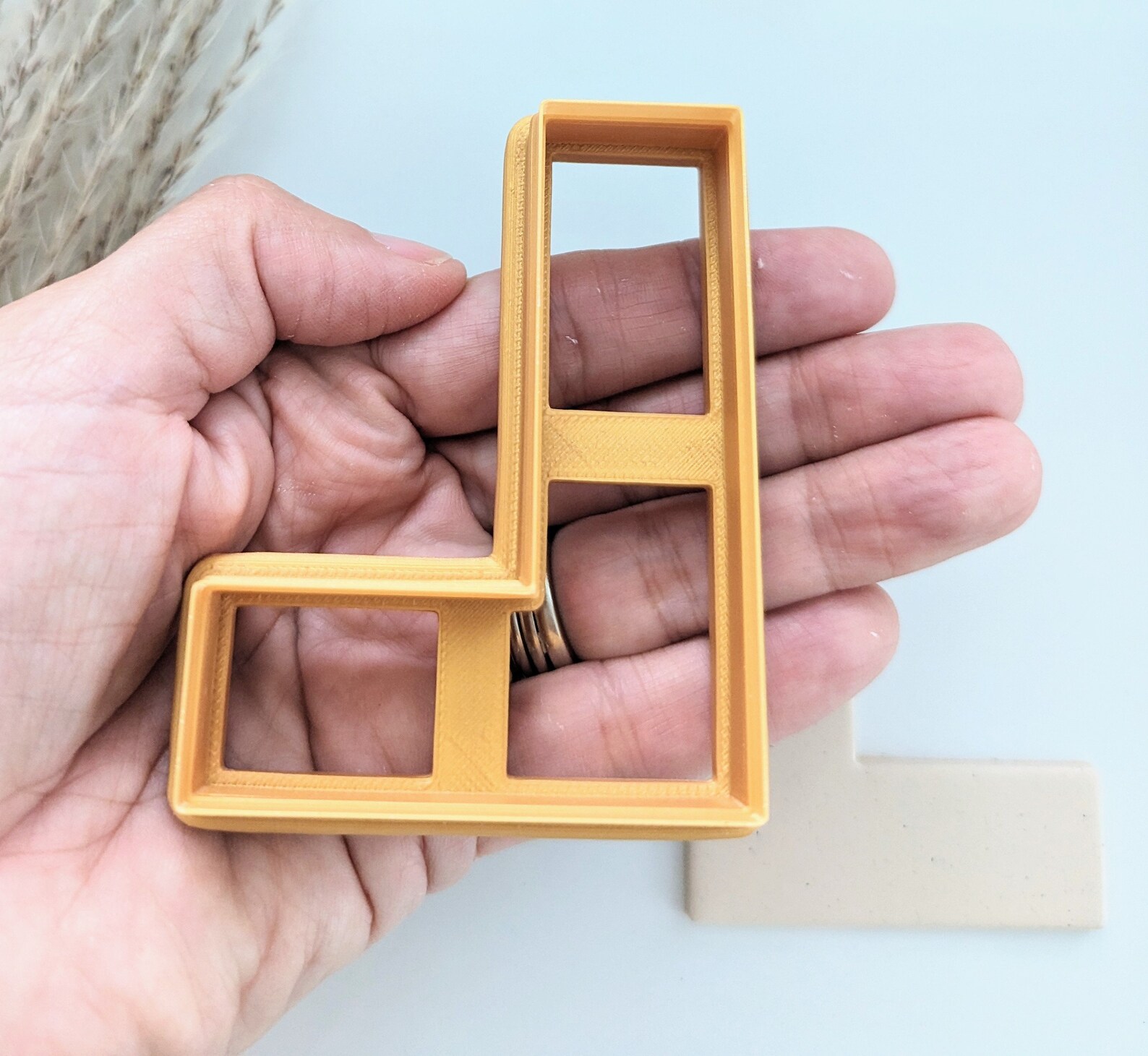 Alphabet Letter L Cookie Cutter, Letter L Large Clay Cutter, Polymer ...