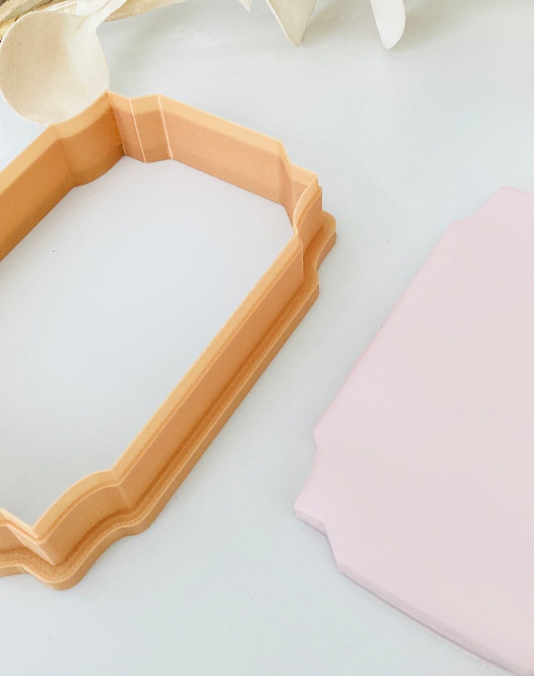 Victorian Rectangular Cookie Cutter, Polymer Clay Cutter, Large Clay ...